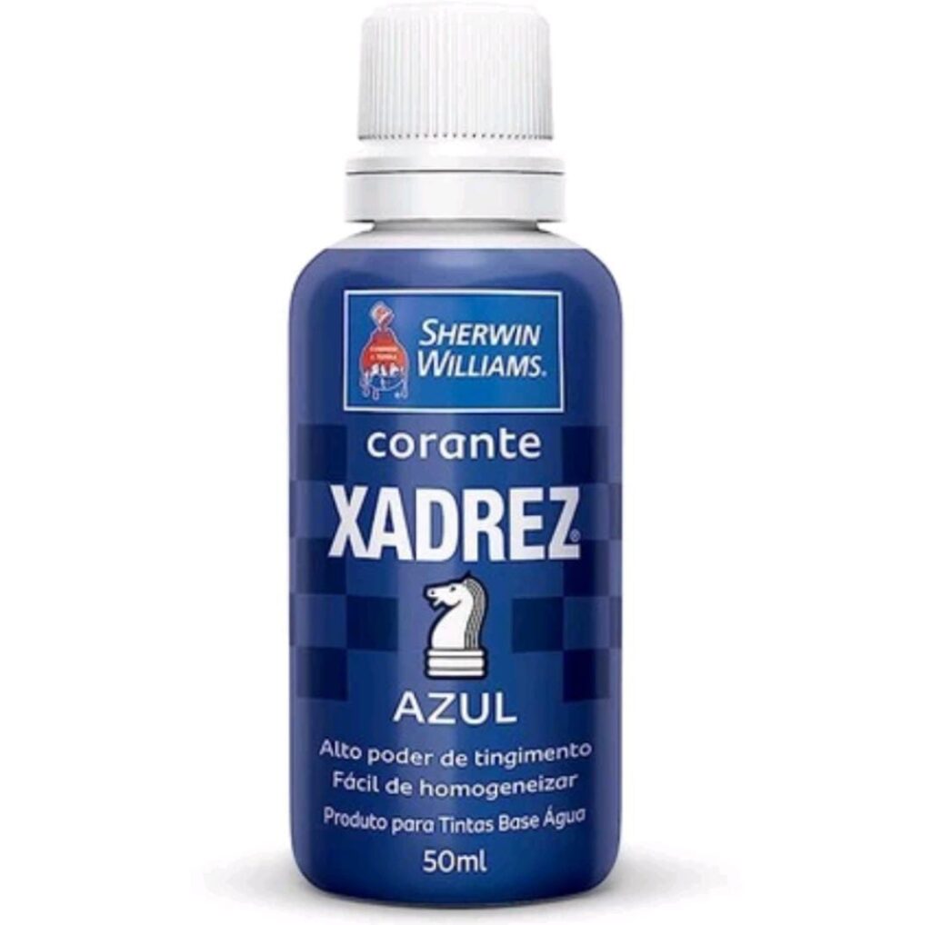 Corante Líquido Xadrez Azul 50ml – Sherwin Williams – Hebrom Materiais